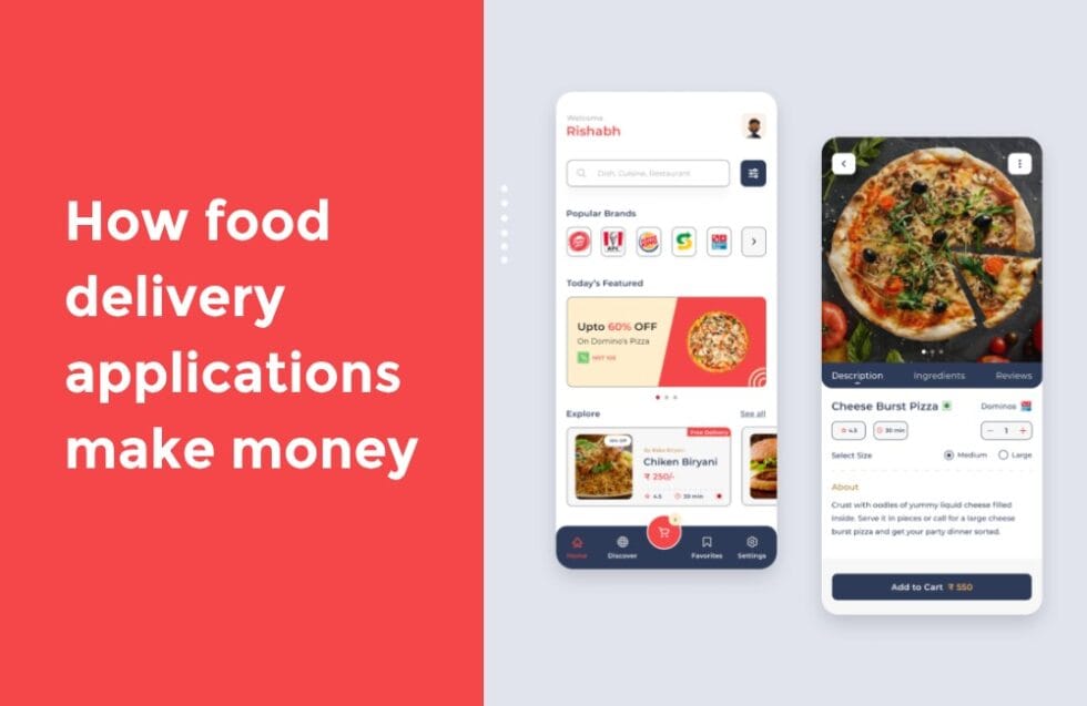 How food delivery applications make money: Key Revenue Model Explained ...